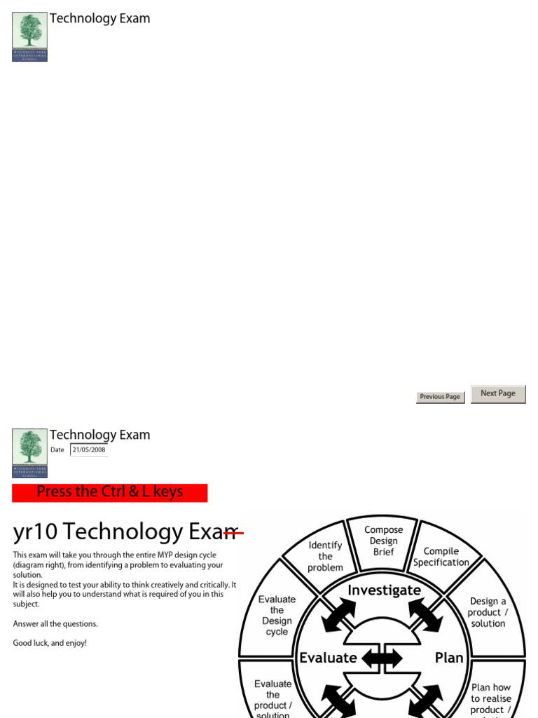 yr10 Technology Exam 6 | PDF