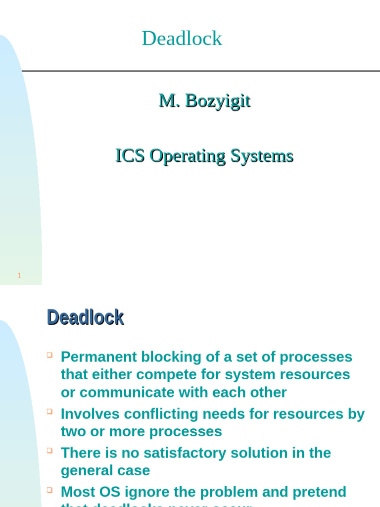 Lecture09 1 DL Int | PDF | Operating System Technology | Computer Engineering