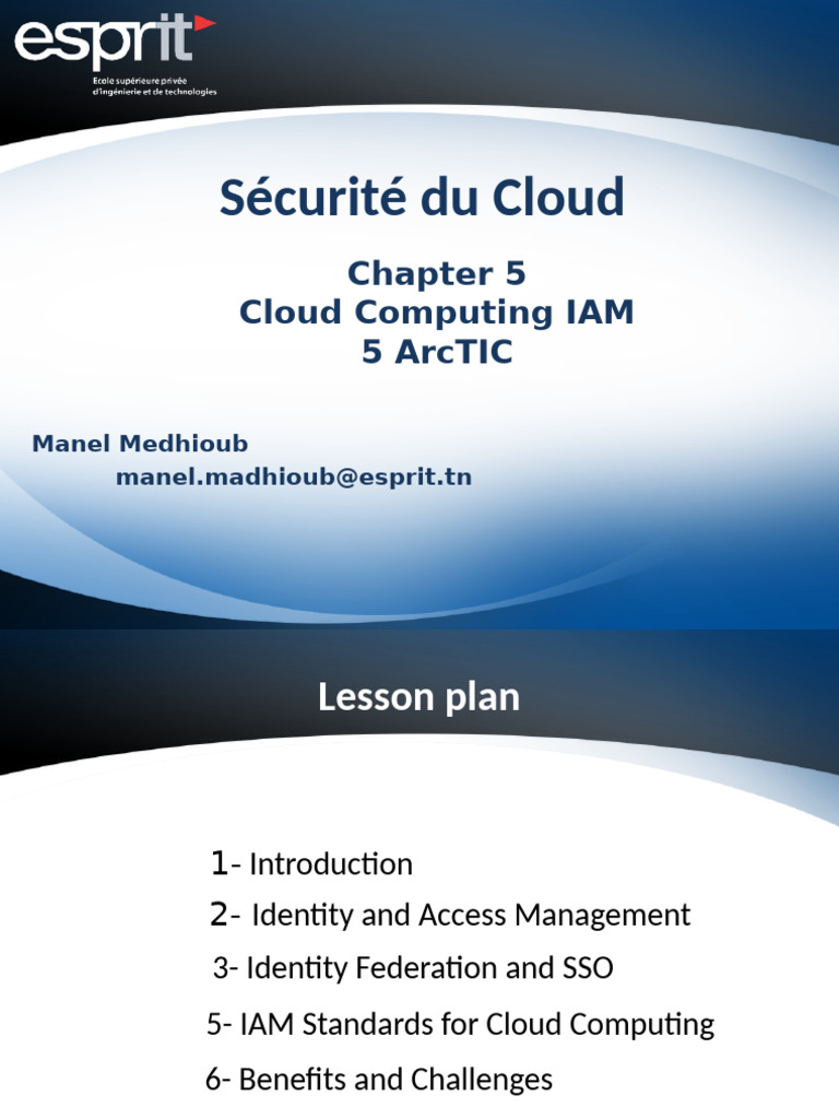 chapitre6-Cloud IAM | PDF | Cloud Computing | Authentication