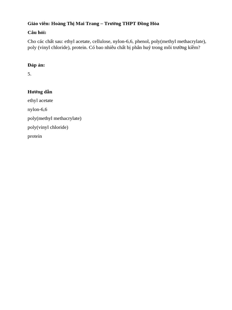 Hoahoc Phan3 Cau9 3 | PDF