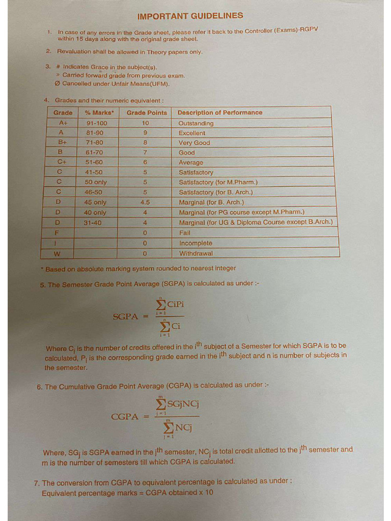 CGPA Conversion Certificate | PDF