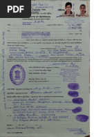 Indian Passport Sample Application | PDF | Passport | Biometrics