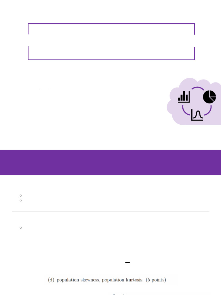 Lecture7 - Sampling Distribution - 0930 | PDF | Variance | Probability Distribution