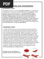 Sickle Cell Anemia: Class XII Project | PDF | Anemia | Medical Genetics