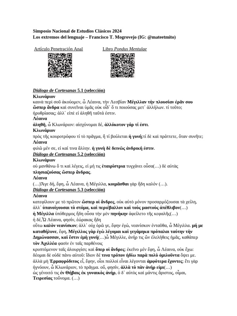 HANDOUT Simposio | PDF