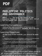 Philippine Government Organizational Chart | PDF | Separation Of Powers ...