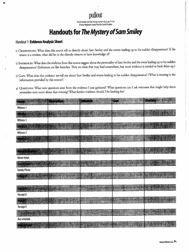 The Mystery of Sam Smiley | PDF