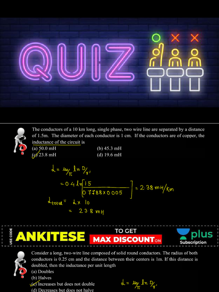 Lecture-11 DPP On Transmission Line Parameters - 2 | PDF