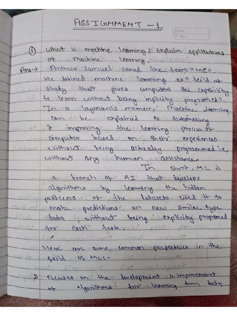 ML - Assignment 1 (EN21CS303001) | PDF