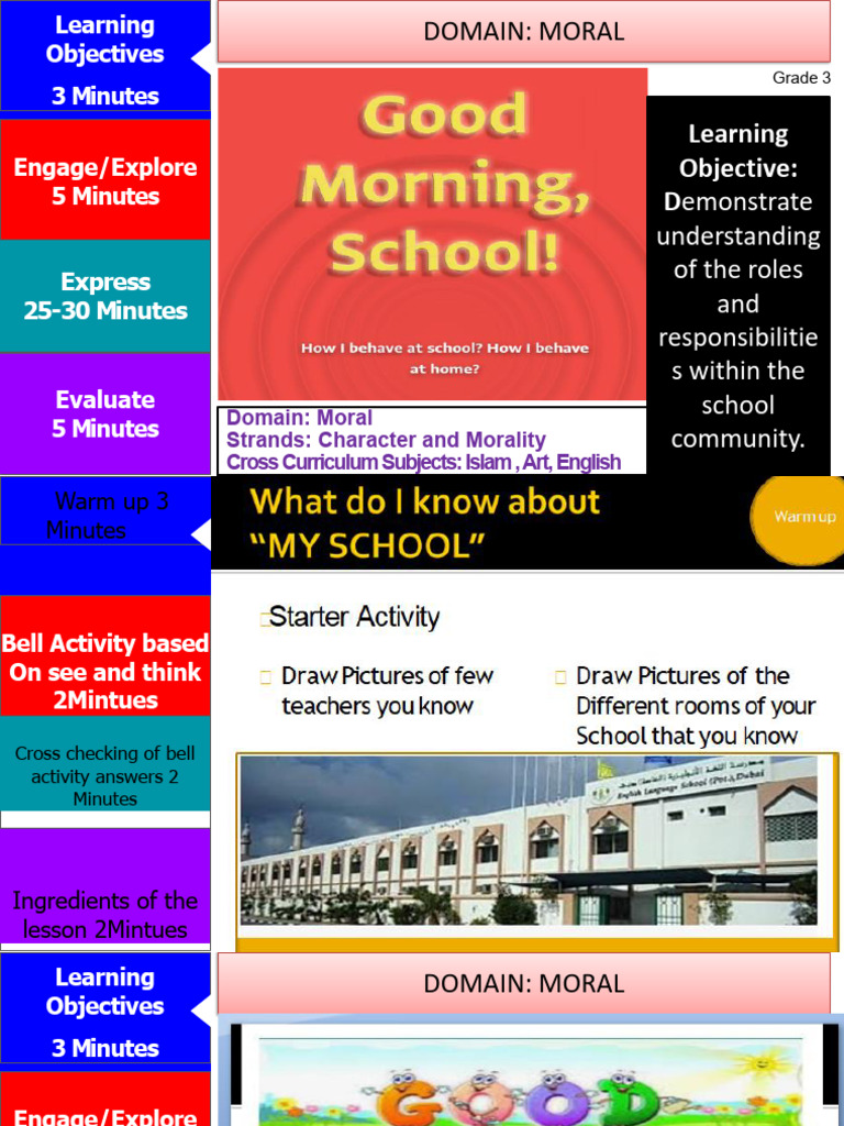 Grade 3-4 Habitats and Moral Lessons | PDF | Liberal Arts Education