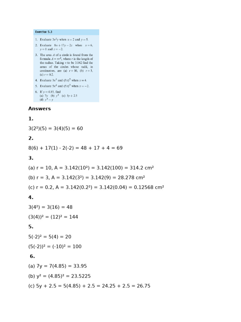 Class 3 Math Problem Solutions | PDF