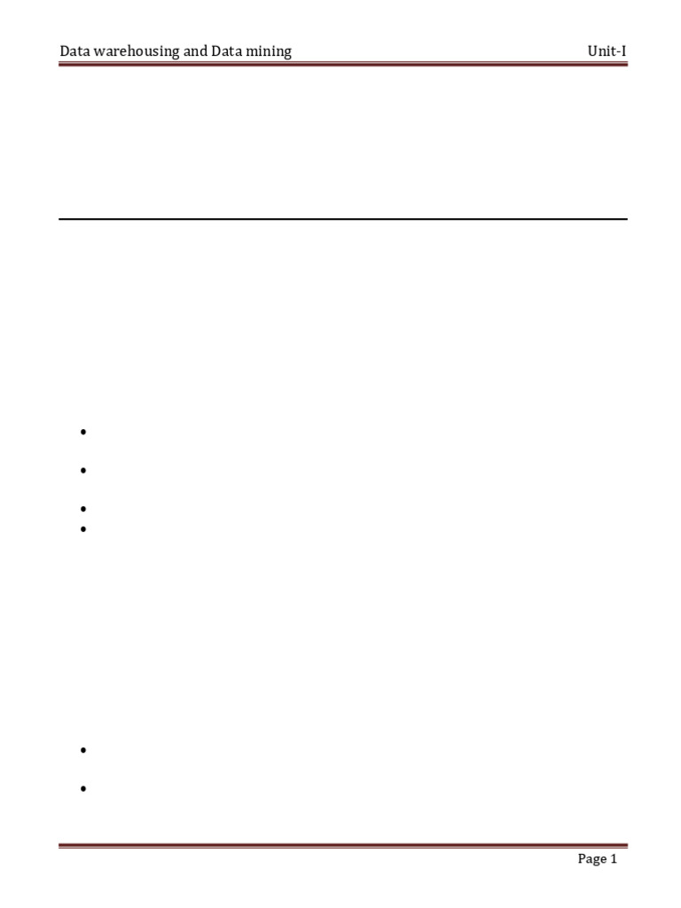 DWDM UNIT-1 | PDF | Data Warehouse | Ibm Db2