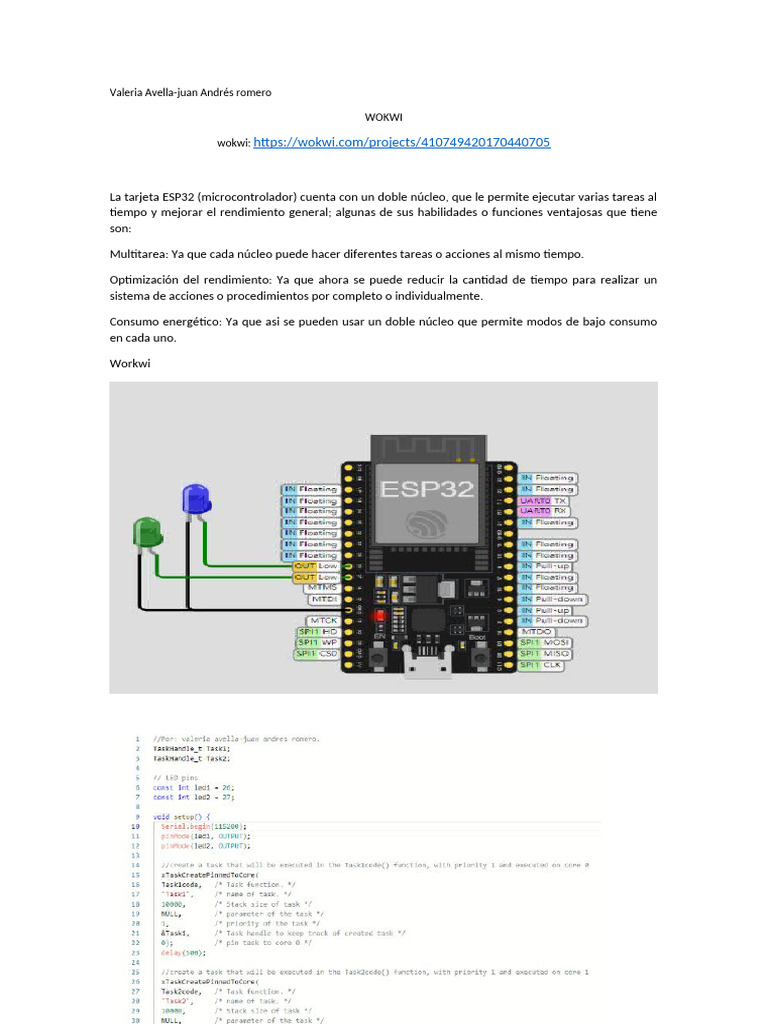 Esp32 Doble Nucleo Act | PDF | Informática | Tecnología