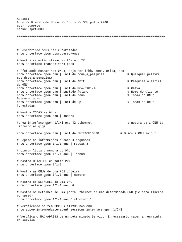 Manual - OLT Datacom | PDF | Redes de computadores | Protocolos de ...