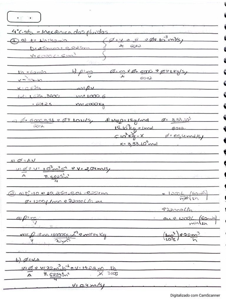 4 Lista MecFlu | PDF