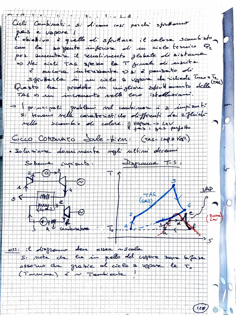 Cicli Combinati e Cogenerazione Per Sistemi Energetici | PDF