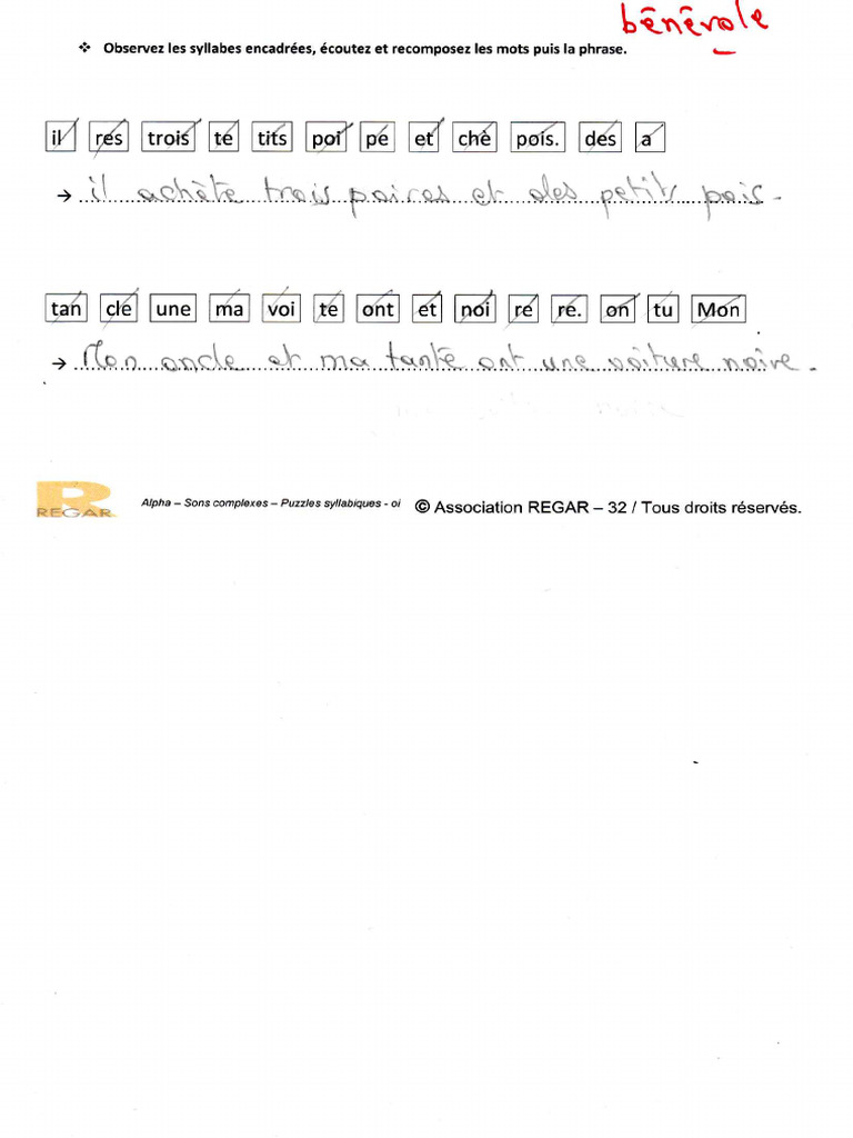 Classeur Je Lis Et J'ecris Le Français 1 Texte Et Question | PDF