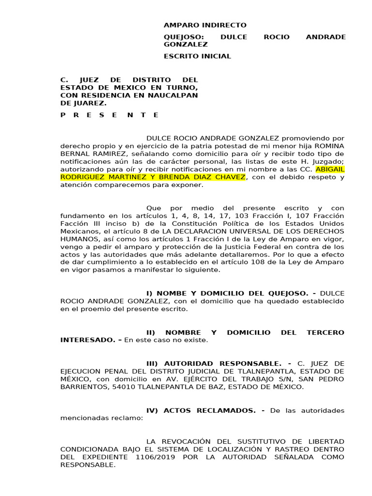 DEMANDA | PDF | Caso de ley | Violación