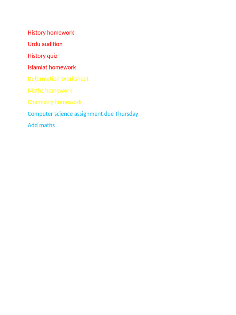 History Homework | PDF