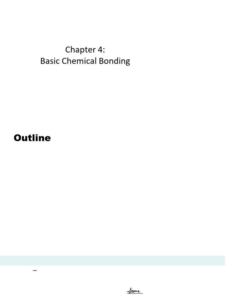 Notes Chapter 4 TBP | PDF | Chemical Compounds | Ionic Bonding