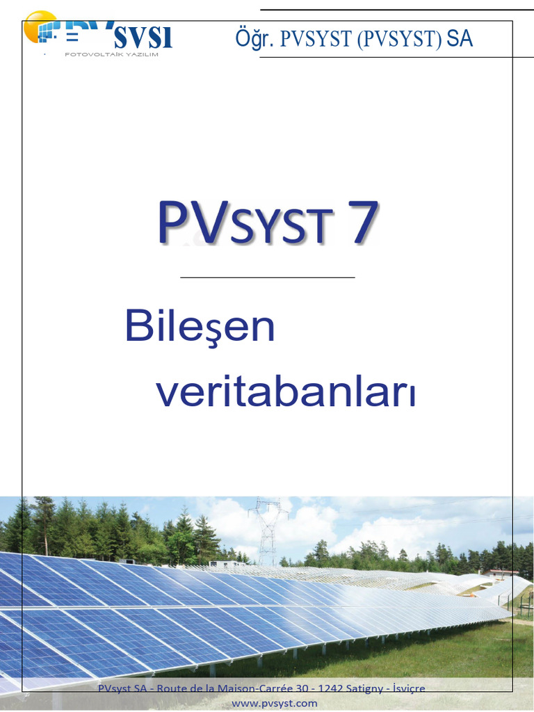 Pvsyst 4 | PDF