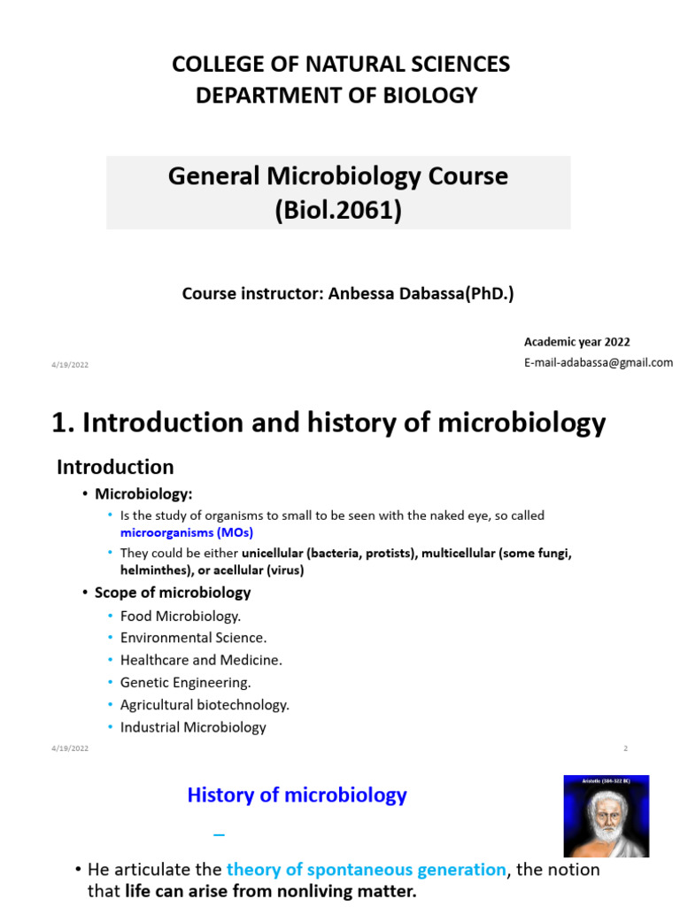 General Microbiology | PDF | Staining | Bacteria