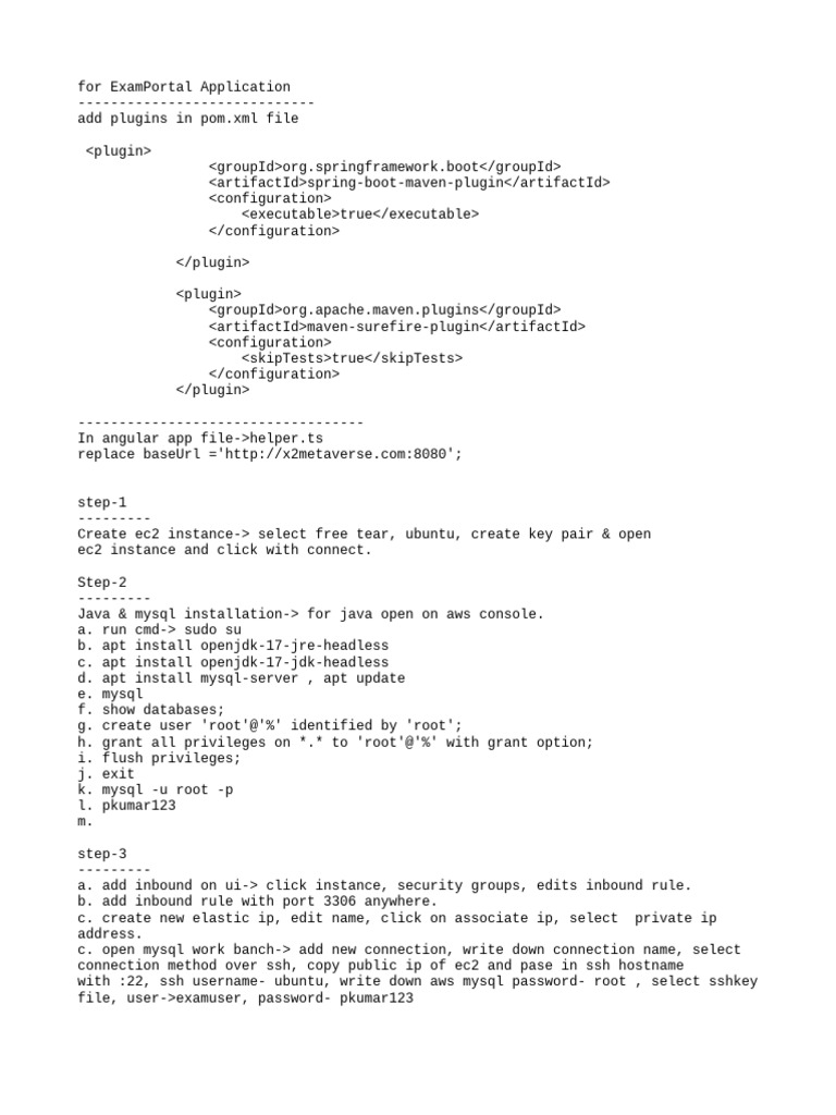 Ec2 Deployment Steps | PDF | Superuser | Operating System Technology