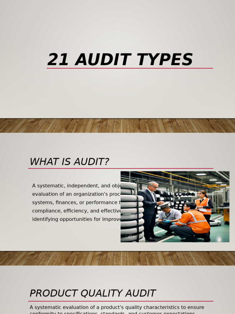 21 Audit Types - by Zain Ali | PDF | Audit | Quality Management System