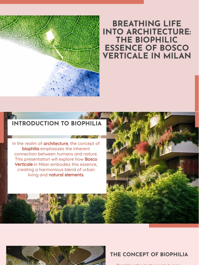 Biophilic Design: Bosco Verticale Insights | PDF | Nature | Economy And ...