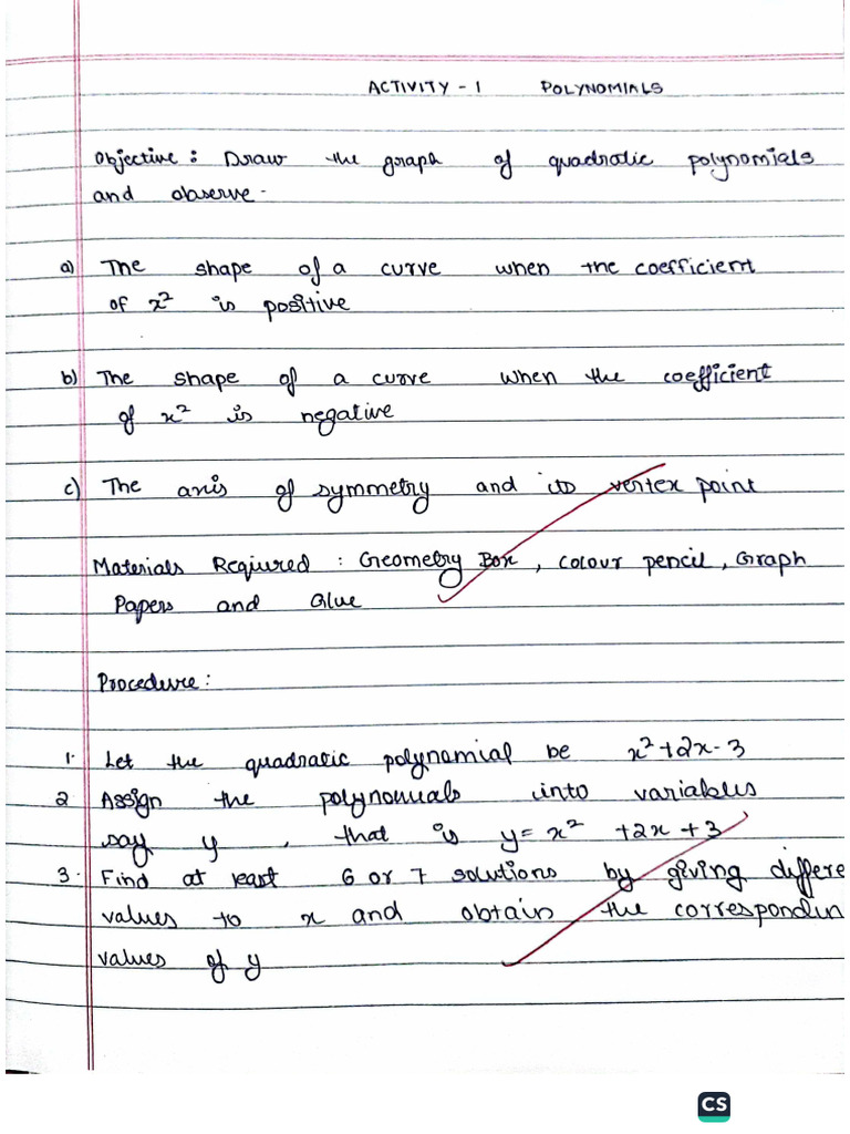 Math Rec Polynomial 1 | PDF