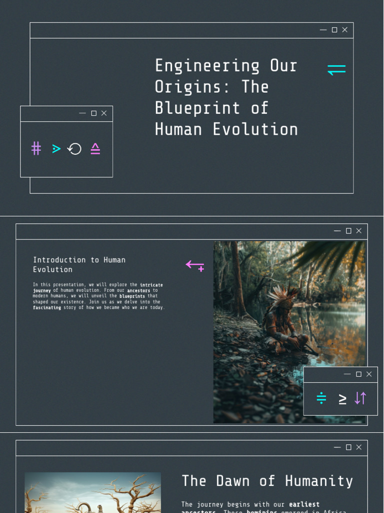 Slidesgo Engineering Our Origins The Blueprint of Human Evolution ...
