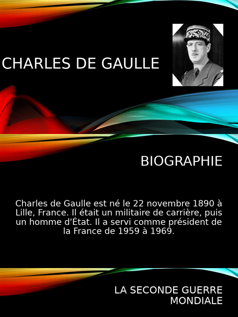 Charles de Gaulle | PDF | Histoire