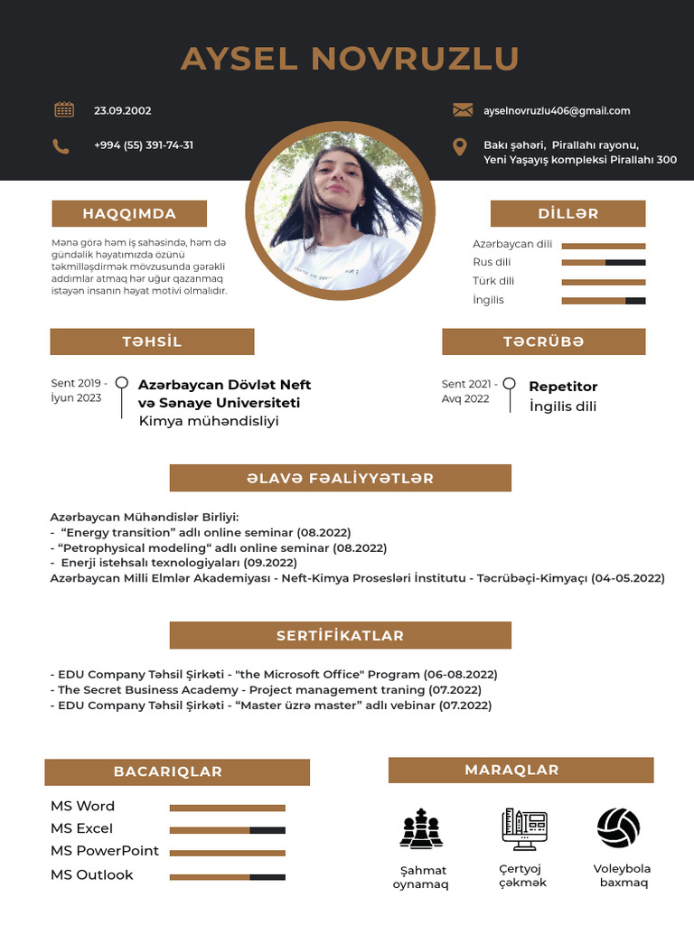 Aysel Novruzlu CV | PDF