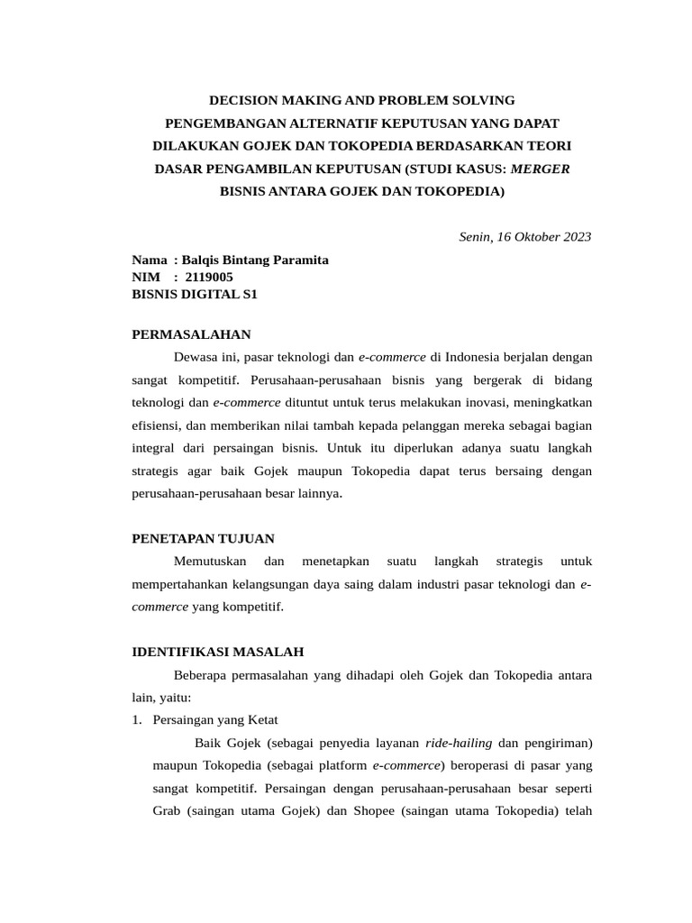 Decision Making and Problem Solving | PDF