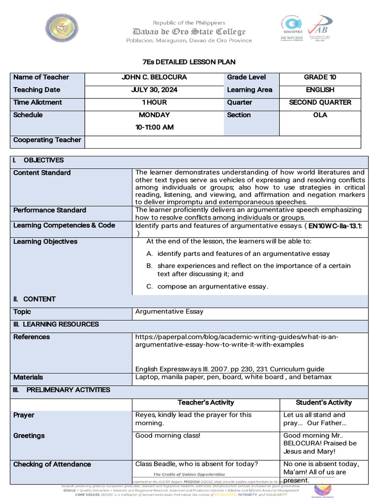 7Es-Lesson-Plan_john | PDF