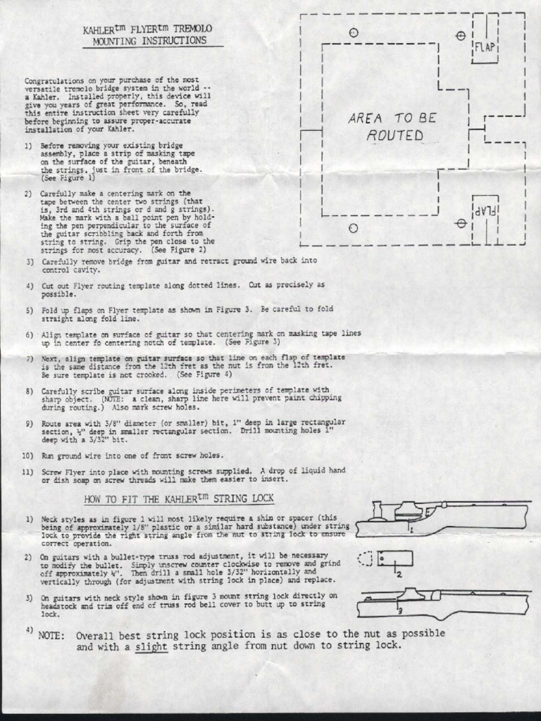 Flyer Mounting Instructions | PDF