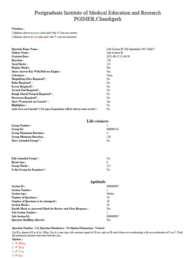 ICMR-JRF - 2021 Solved Paper - Ebooks - Epdfs | PDF | Errors And ...