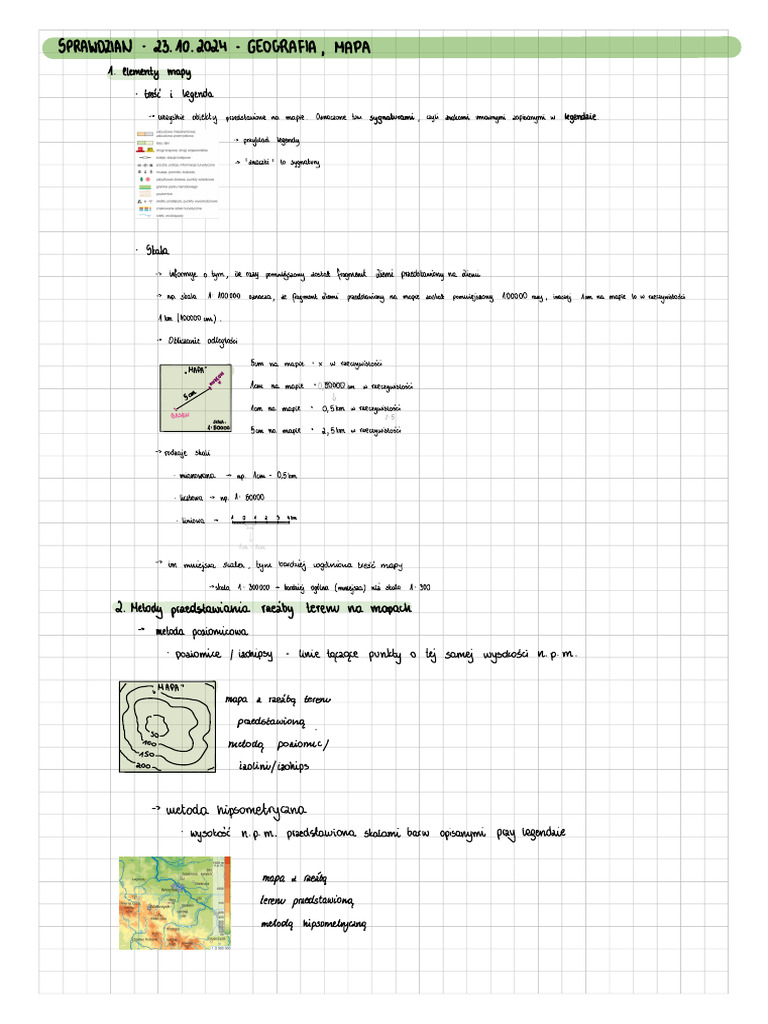 Sprawdzian Z Mapy | PDF