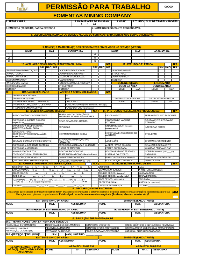 01 Formulário PT | PDF
