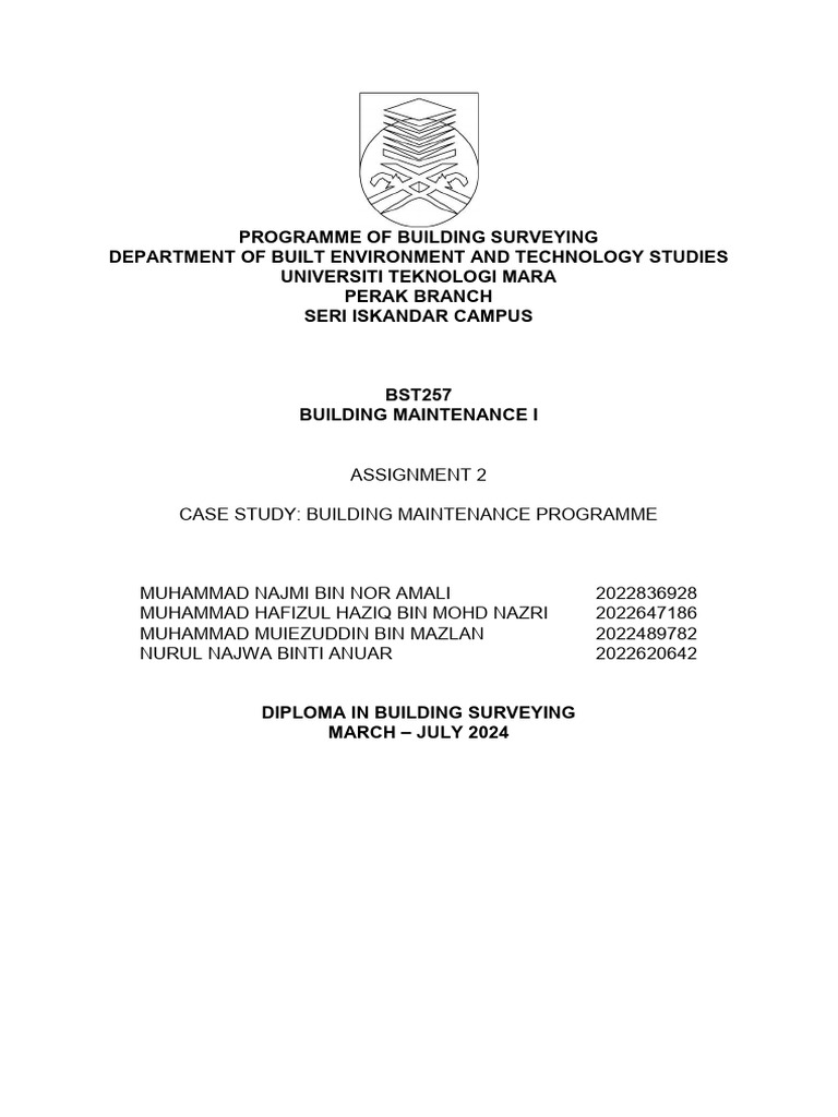 BST257 Assignment 2 (Grouping) - 2 | PDF | Closed Circuit Television ...