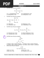 IUPAC Nomenclature Questions | PDF