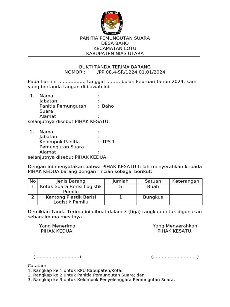 BTTB PPS Ke KPPS | PDF