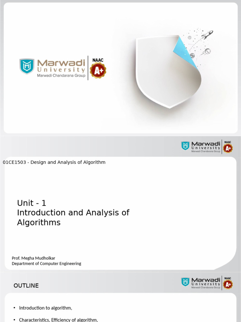 DAA Unit1 pptsTillAymptoticNotationpptx 2024 07 19 12 01 06 | PDF | Time Complexity | Algorithms