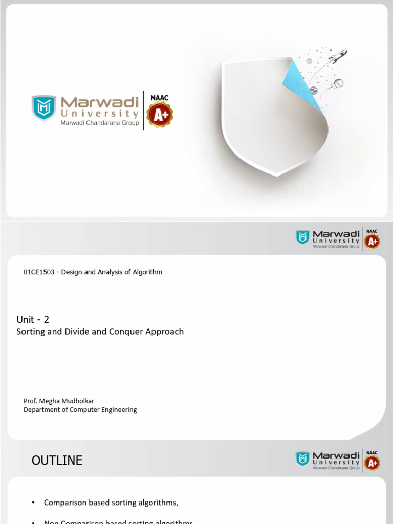 Unit2Part2DivideandConquerApproachpptx 2024 09 11 16 11 57 | PDF ...