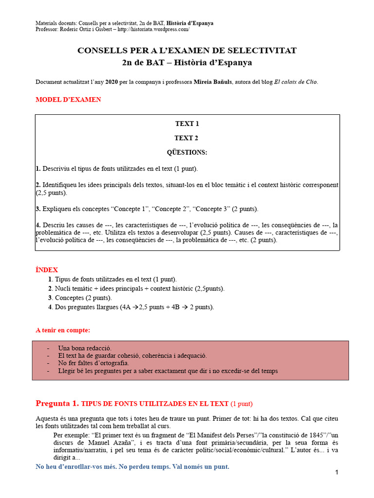 Consell Proves EBAU | PDF