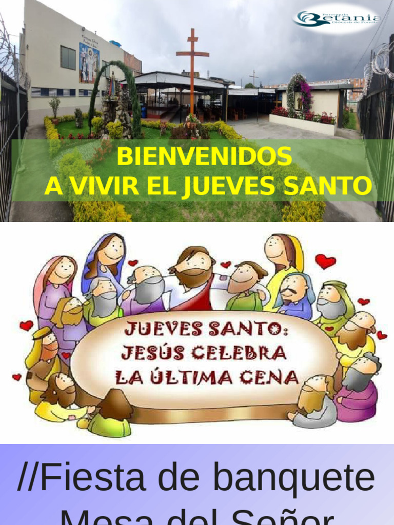 Jueves Santo | PDF | eucaristía | Cristo (título)