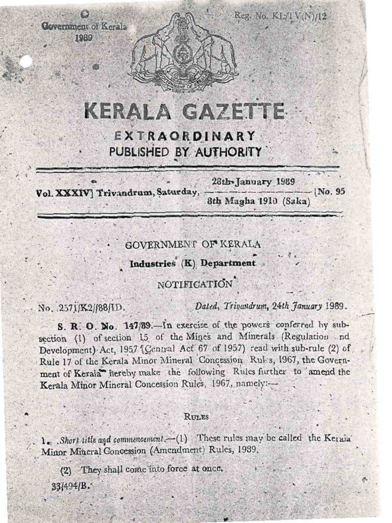 SRO-No. 147 89 | PDF