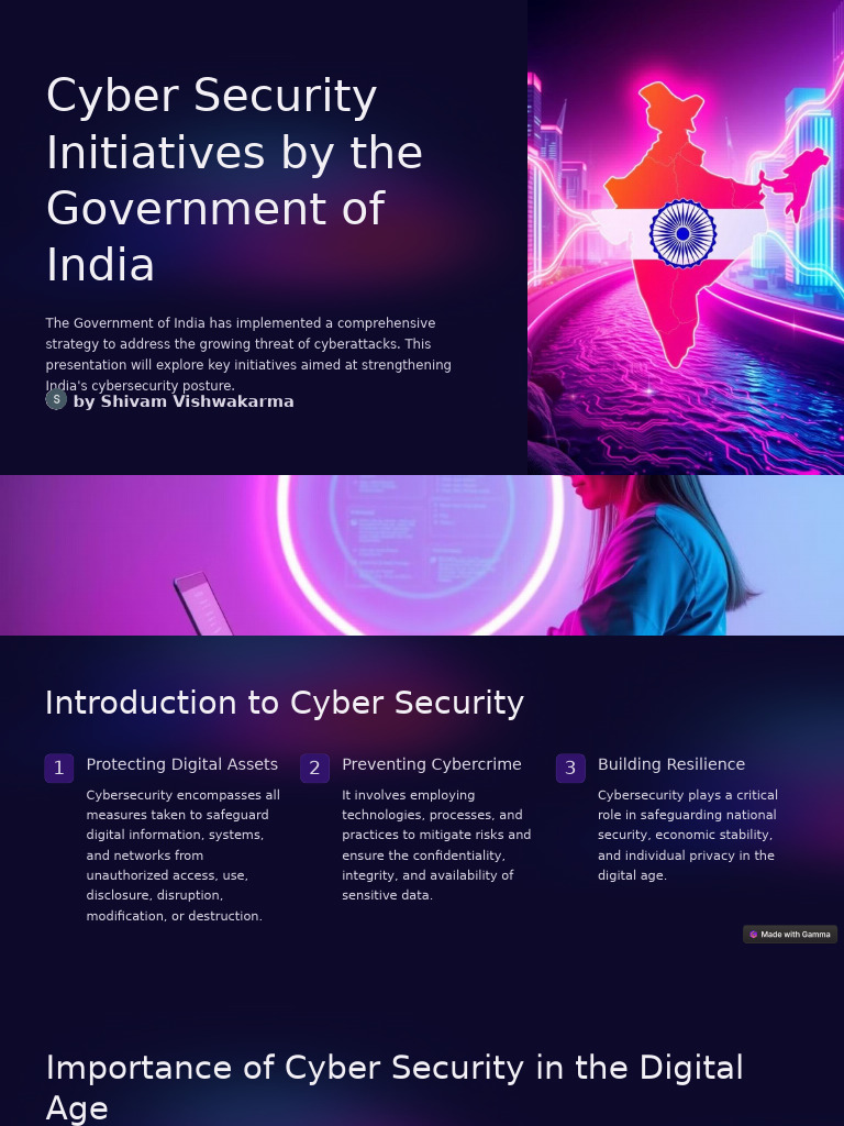 Cyber Security Initiatives by The Government of India | PDF | Security ...