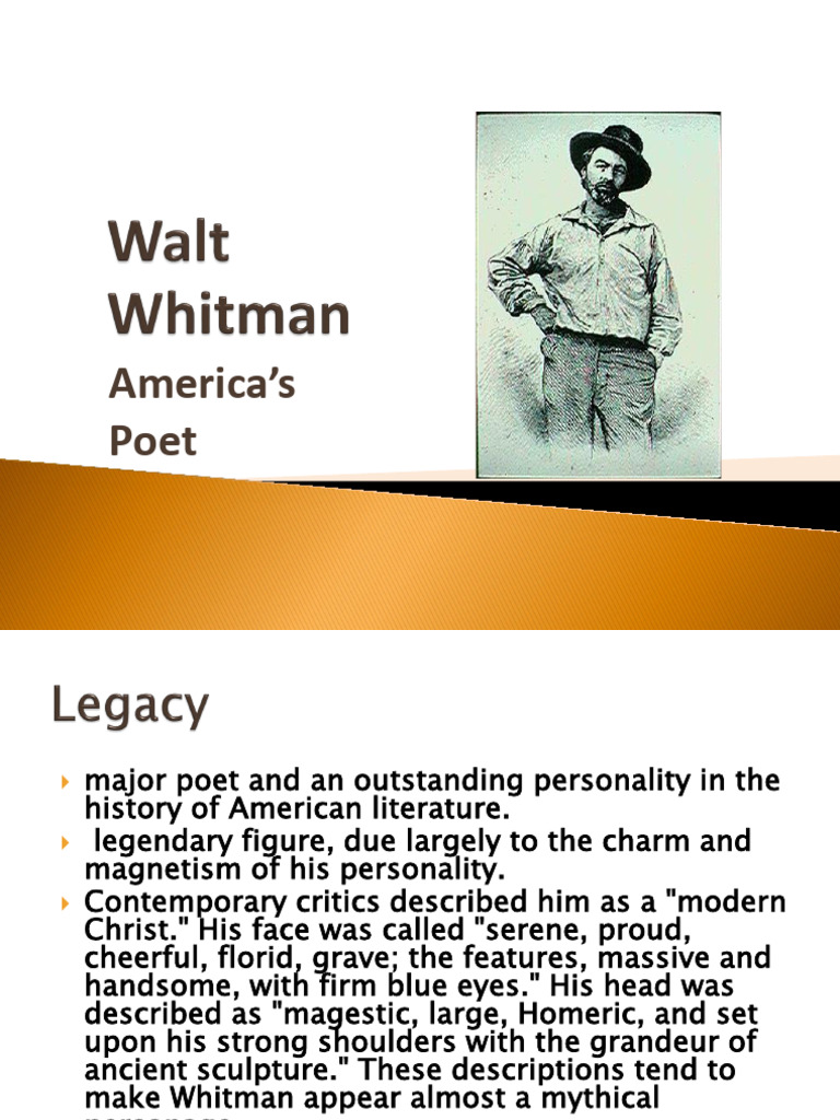 Walt whitman | PDF | Leaves Of Grass | Walt Whitman