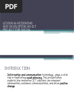 Planning and Conceptualizing Social Advocacy For Developing An Ict Project | PDF | Computers
